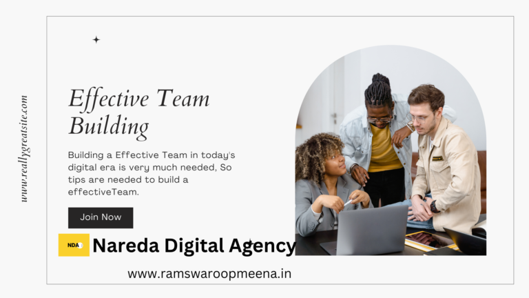 10 Best Tips for Effective Team Building - Nareda Digital Agency
